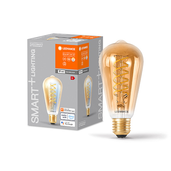 Ledvance Smart lamp E27 | Edison ST64 | Goud | 2200-5000K | WiFi | 8W Ledvance 123led.nl